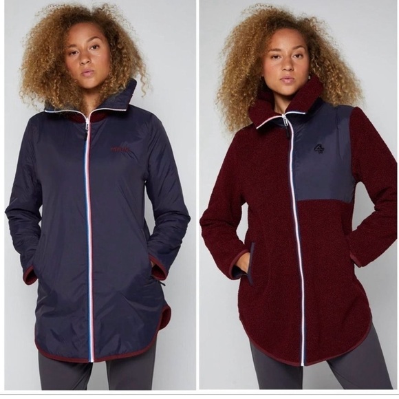 Four Laps | Jackets & Coats | Nwt 4 Laps Heavy Sherpa Reversible Jacket ...
